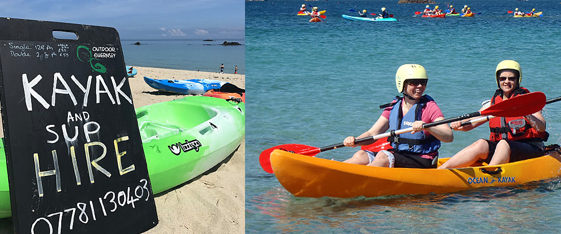 Hire Kayaks & SUPS - Outdoor Guernsey